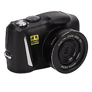 Kafuty-1 4K Digital Camera,HD 48MP Video Camera Digital Vlogging Camera with 3.2in IPS Screen,16X Digital Zoom Vlogging Camera,with 3.5mm External Microphone Port