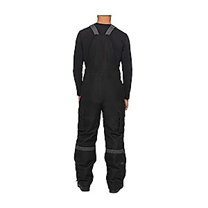 Arctix Men's Tundra Ballistic Bib Overalls With Added Visibility, Black, 4X-Large/32" Inseam
