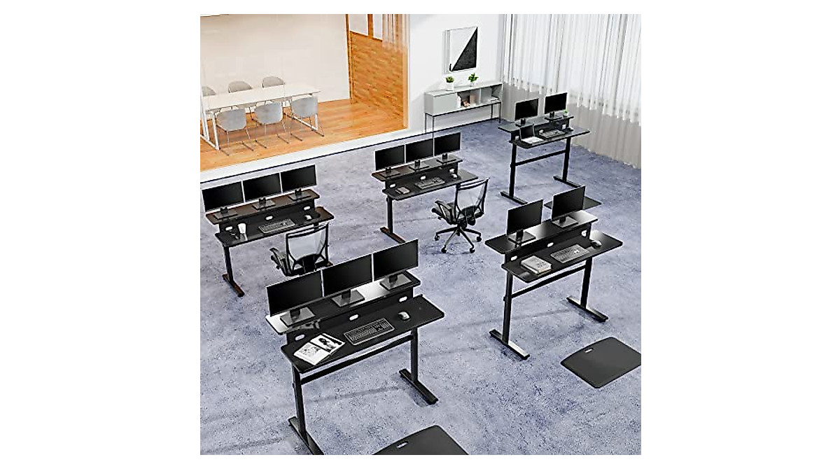 Stand Steady Tranzendesk 55-Inch Dual Level Standing Desk
