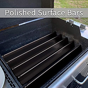 X Home 22.5-Inch Heavier Flavorizer Bars Replacement for Weber Genesis Silver/Gold B & C, Spirit E-310, Spirit 300 Series (Side-Mounted Control) Grill Parts, Porcelain-enameled, 5-Pack