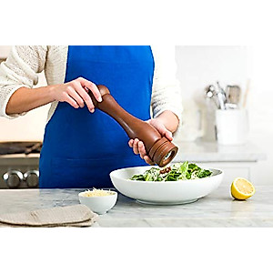 Cole & Mason Precision Grind Forest Capstan Pepper Mill, Stained Beech Wood/Walnut, 31.5 cm