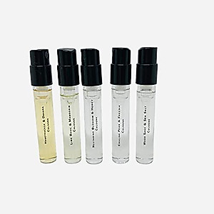 Jo Malone Set 5 London Fragrance Sample VIALS Different Scent 0.05oz/ 1.5ml each. Set B