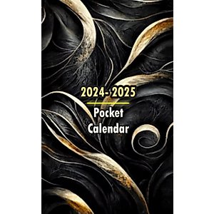2024-2025 Pocket Calendar: Purse Size 4 x 6.5 - 2 Years Monthly Planner for Purse / from January 2024 to December 2025: each month/ 2 pages – ... Contacts, Pasword Log, Holiday ... and more