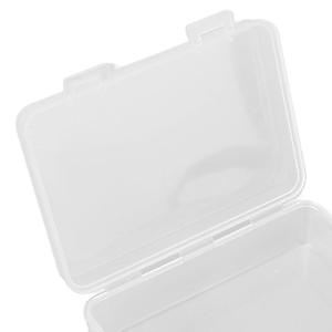 Mini Transparent Container Box Small Clear Dustproof PP Safe Multifunctional Rectangular Jewelry Storage Box Makeup Products