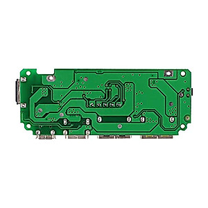 MakerFocus 4pcs 186 50 Charging Board Dual USB 5V 2.4A Mobile Power Bank Module 186 50 Lithium Battery Charger Board with Overcharge Overdischarge Short Circuit Protection DIY USB Power Bank Board