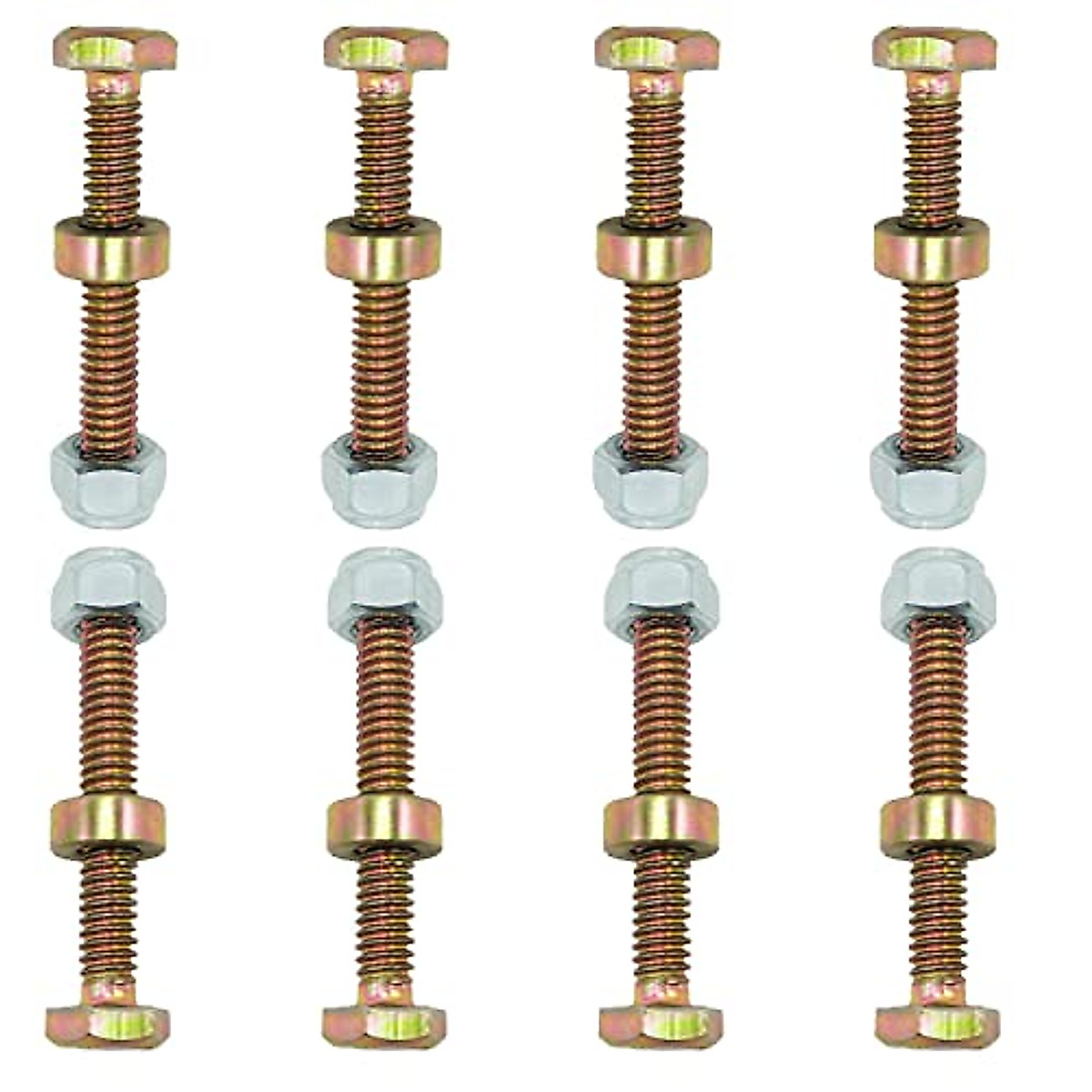 (Pack of 8) 1501216MA 1501216 Shear Pins & Nuts Kits for AYP Craftsman Murray 9524MA 301172 301172MA 722130 Snow Throwers