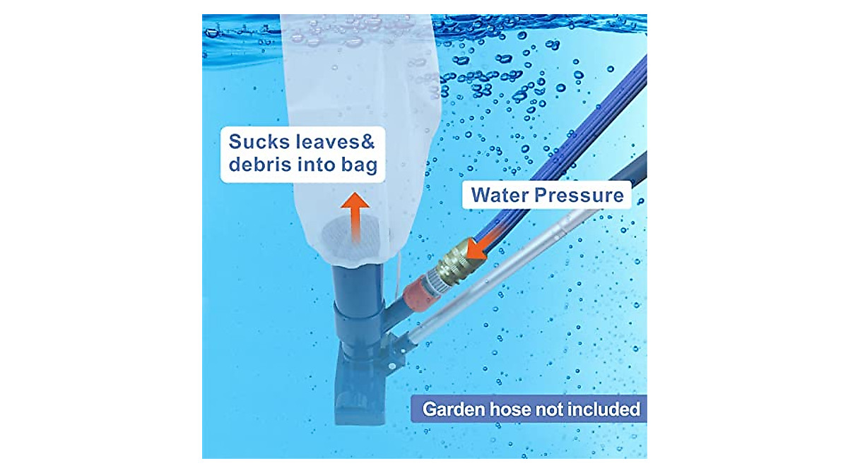 Upgraded Pool Vacuum Cleaner for Above Ground & Inflatables | Sepetrel