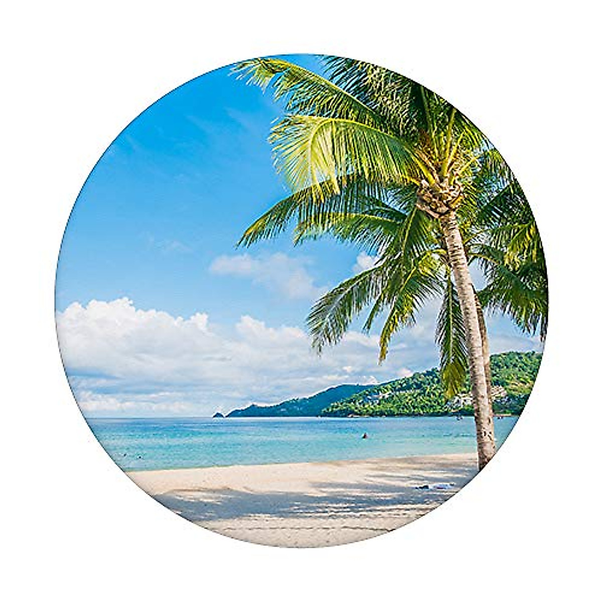 Tropical Palm Trees Ocean Sunny Beach PopSockets PopGrip: Swappable Grip for Phones & Tablets