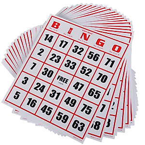 Regal Bingo Jumbo Bingo Cards Deck Reusable - Bingo Games for Family - 50 Playing Cards