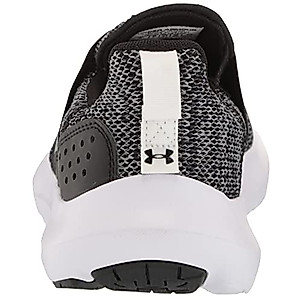 Under Armour Men's Surge 3 Slip On Running Shoe, (001) Black/Black/White, 11