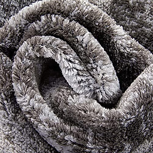 Well Woven Zazzle Thiva Grey Vintage Oriental Floral Pattern 3'11" x 5'3" Area Rug