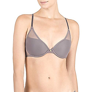Natori Women's Highlight Contour Underwire Bra, Gunmetal, 38C