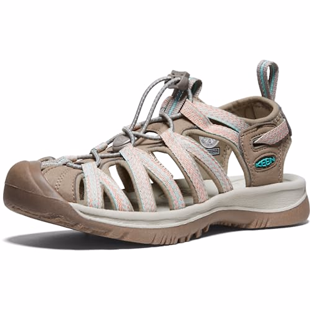 KEEN Women's Whisper Closed Toe Durable Comfortable Easy On Washable Adventure Sandals