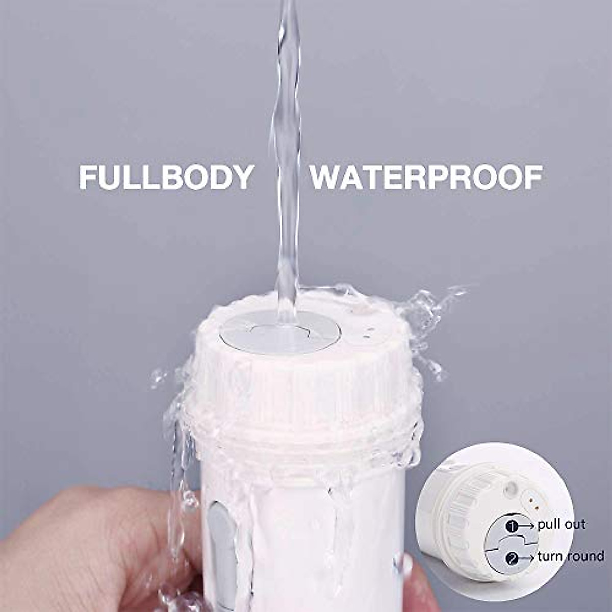 Portable Bidet for Travel, Electric Portable Bidet Mini Foldable Handheld Bidet Sprayer Toilet for Personal Hygiene Cleaning Outdoor Traveling