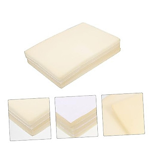 NOLITOY 16 Pcs Box Jewelry Box Pad Foam Ring Holder Insert Jewelry Insert Pad Jewelry Display Ring Displays for Selling Jewelry Showcase Pads Jewelry Tray White Jewelry Rack Sponge Mosaic
