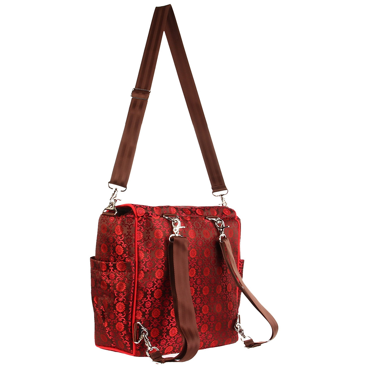 Petunia Pickle Bottom Women's Boxy Backpack Diaper Bag, Amarylis Roll