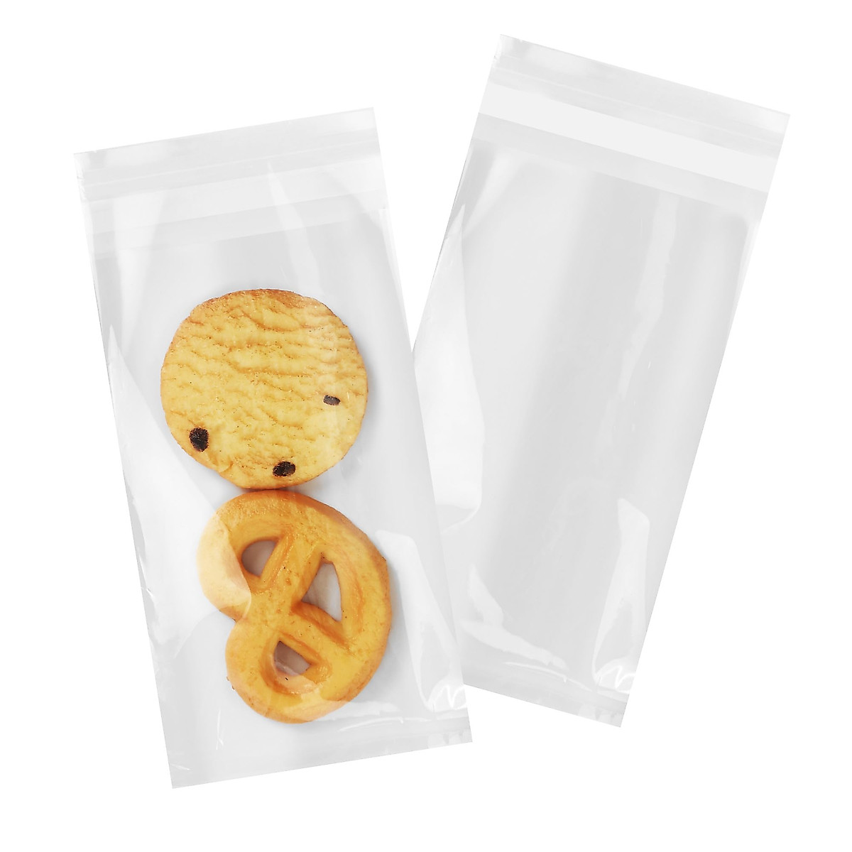 iMailer - 1000 Pack - 3" x 5" Cellophane Treat Bags Self Sealing- Small Plastic Poly Bags for Bakery, Cookies, Party Favors, Jewelry, Photo