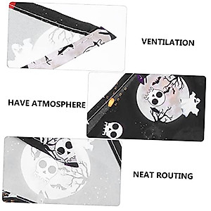 BCOATH 2 Pcs Pet Bib Cosplay Accessories Ghost Towel Pumpkin Cat Scarf Kitten Triangle Bibs Triangle Dog Necktie Dog Kerchief Washable Neckerchief Dog Bandanas Collar Polyester Bibs