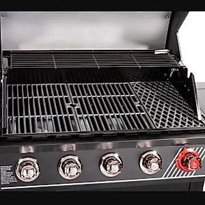 Charbrofire 70-02-411 70-02-412 DGH474CRP Grill Heat Shield Burner Cover Grill Grate 70-05-104 Dyna Glo Grill Wheels Grill Replacement Parts for Dynaglo Gas Grill DGH474CRP DGH474CRP-D