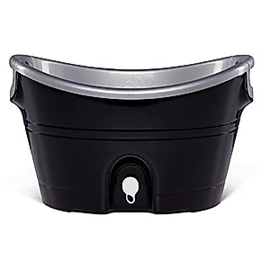 Igloo Party Bucket Cooler Black/Silver, 20 quart