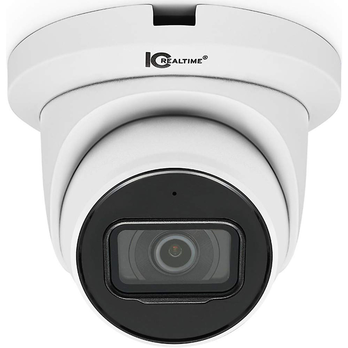 IC Realtime IPMX-E20F-IRW2 2MP IP Indoor/Outdoor Small Size Starlight Eyeball Dome Fixed 2.8mm Lens (106 AOV), 1/2.8 CMOS Sensor, IP67 Protection, Up To 164ft IR, POE, Replaced ICIP-D2000-IR