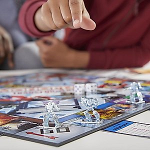 Monopoly: Transformers Edition Board Game for 2-6 Players Kids Ages 8 and Up, Includes Autobot and Decepticon Tokens