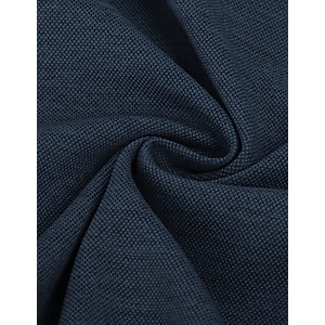 Mens Lightweight Notch Lapels Sport Coats Regular Fit Unlined Knit Blazer Jacket Navy Blue M