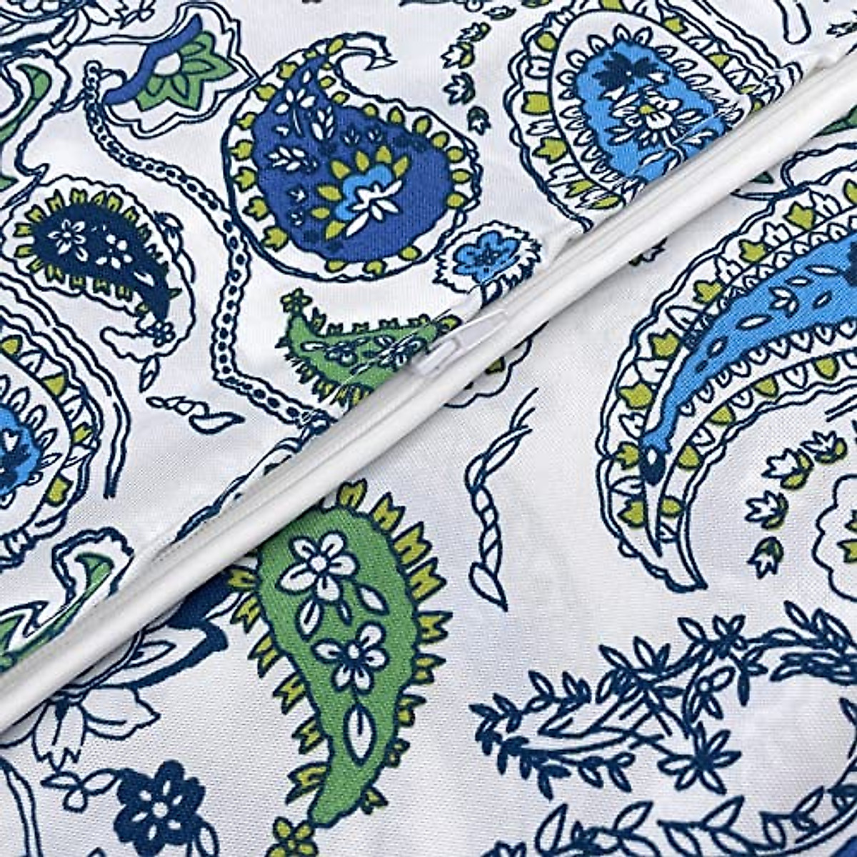 Pcinfuns Outdoor/Indoor Decorative Lumbar Pillows with Insert,Petal Blue Throw Pillow Covers 20x12 Inch Cushions for Patio Furniture,Set of 2