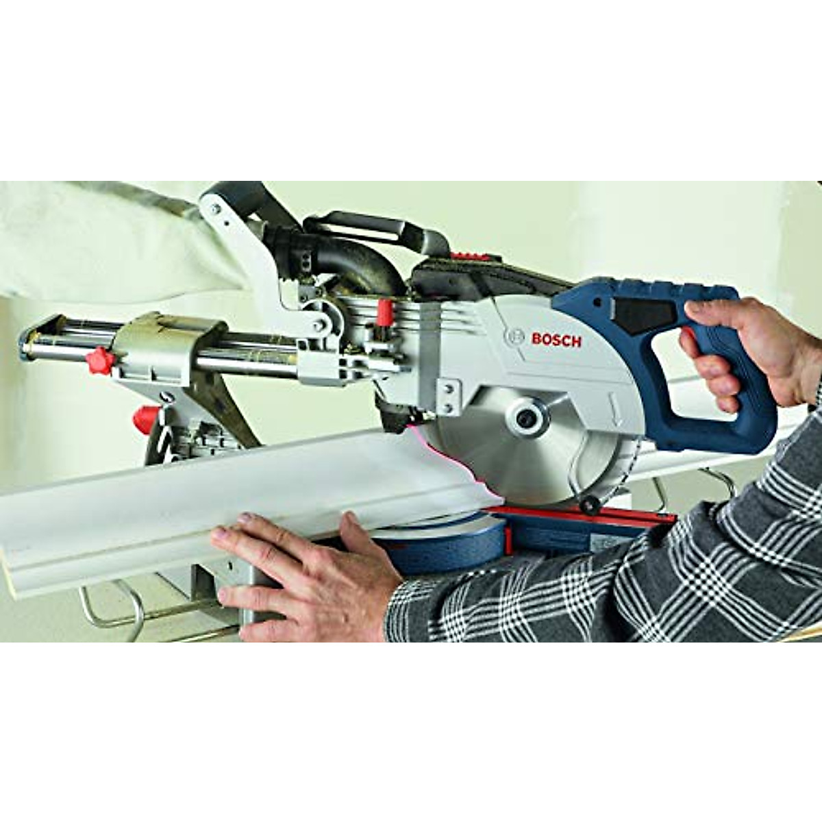 BOSCH GCM18V-08N 18V 8-1/2 In. Single-Bevel Slide Miter Saw (Bare Tool)
