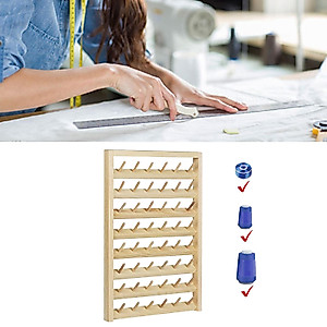 Fancyes 48 Spool Sewing Thread Mounted Sewing Holder Organizer Shelf for