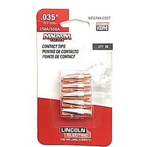 Lincoln Electric Co Tip Contact 350A Tapered .035 (0.9Mm) 10/Pk