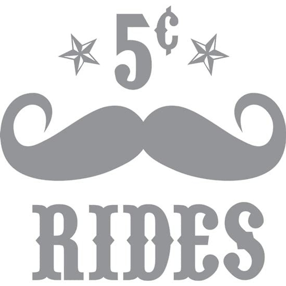 CafePress Mustache Rides 5 Cents Mug Ceramic Coffee Mug, Tea Cup 11 oz