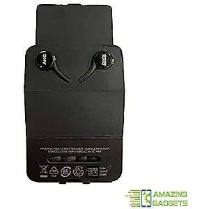 OEM Amazing 2021 Stereo Headphones for Samsung Galaxy S21 Ultra 5G Braided Cable - Designed by AKG - with Microphone (Black) USB-C Connector