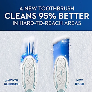 Oral-B CrossAction All In One Toothbrushes, Medium, 2 Count