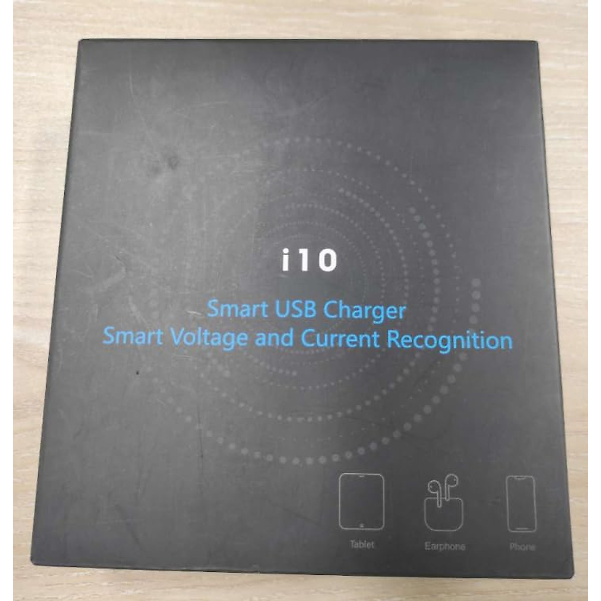 USB Charger, slitinto 60W 12A 8-Port USB Charging Station Multi Port USB Hub Charger Compact Size LCD Display Compatible with iPhone iPad Samsung Kindle Tablet Bluetooth Earbuds and More