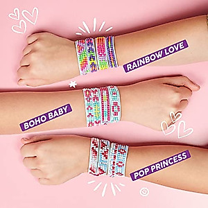 Blingle Bands DIY Gem Friendship Bracelet, 5 Band On The Go Starter Pod - Arts & Craft Activity for Ages 7 and Up