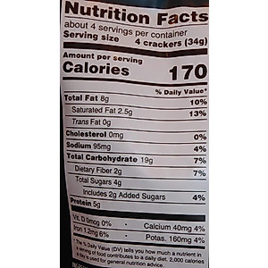 Trader Joe's Trail Mix Crackers with Mung Beans, Seeds, Cashews, Raisins & Cheese - Great Snack - Perfect Texture! (2 Pack) 4.5oz Each