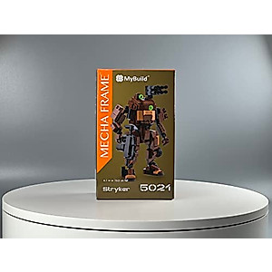 MyBuild Mecha Frame Armed Forces Stryker 5021 - Brown Armor Robot Blocks Toy Building Bricks Collection for Children to Adult Mech Fans
