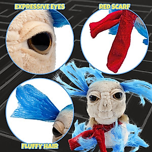Toy Vault Labyrinth Mini Worm Plush; Stuffed Animal Toy from Jim Henson's Classic The Labyrinth Movie