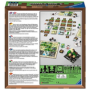 Ravensburger Minecraft: Builders & Biomes Strategy Board Game, 2-4 players, Ages 10 & Up