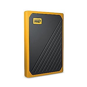 WD 2TB My Passport Go SSD Amber Portable External Storage, USB 3.0 - WDBMCG0020BYT-WESN