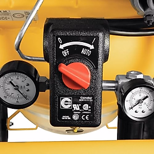 Dewalt DXCM251.COM 2 HP 25 Gallon 200 Max PSI 7.7 SCFM @ 40 PSI 6.2 SCFM @ 90 PSI Oil-Lubed Belt Drive Electric Portable Vertical Air Compressor