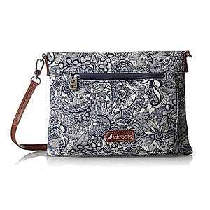 Sakroots Camden Small Crossbody Bag (Navy Spirit Desert 3)