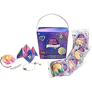 WowWee Lucky Fortune Blind Collectible Bracelets - 4 Pack Take-Out Box - Series 1