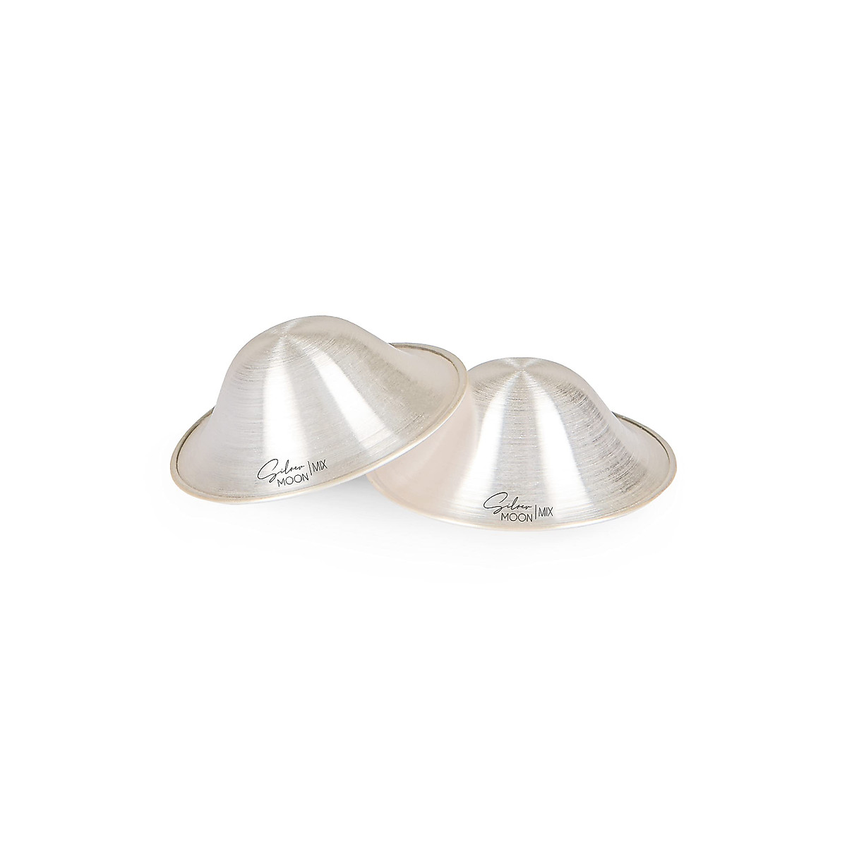 Silver Moon 999 Pure Silver Nursing Cups - Nipple Covers for Healing - Newborn Breastfeeding Essentials Nursing Breast Shields - Nipple Protector Mix