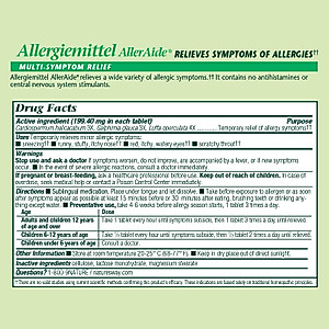 Nature's Way Boericke & Tafel Allergiemittel AllerAide, Allergy Relief††, 40 Tablets