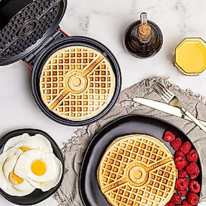 Uncanny Brands Pokemon Waffle Maker - Make Bounty Pokeball Waffles - Kitchen Appliance