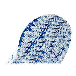 Mizuno Running Women's Wave Neo Wind Running Shoe, Undyed Wht-Peace Blue, 8.5