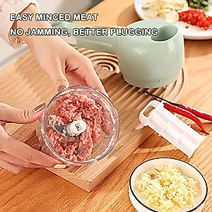 New 4 in 1 Portable Electric Vegetable Cutter Set, Multifunction Food Mini Slicer, Rechargeable Wireless Food Processor, Electric Egg Beater (Yellow)