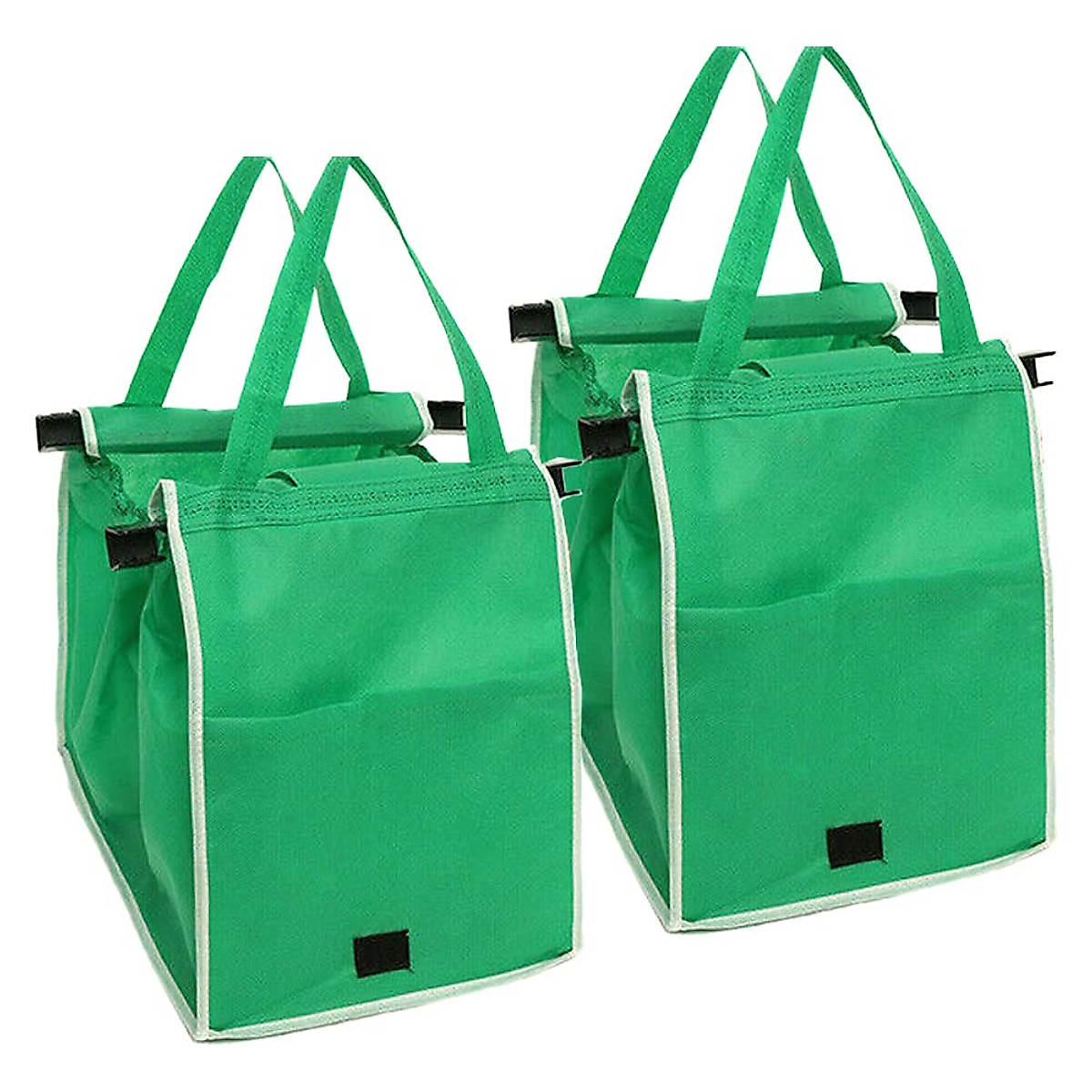 Kole Imports 2-Pc Reusable Shopping Cart Grocery Bags
